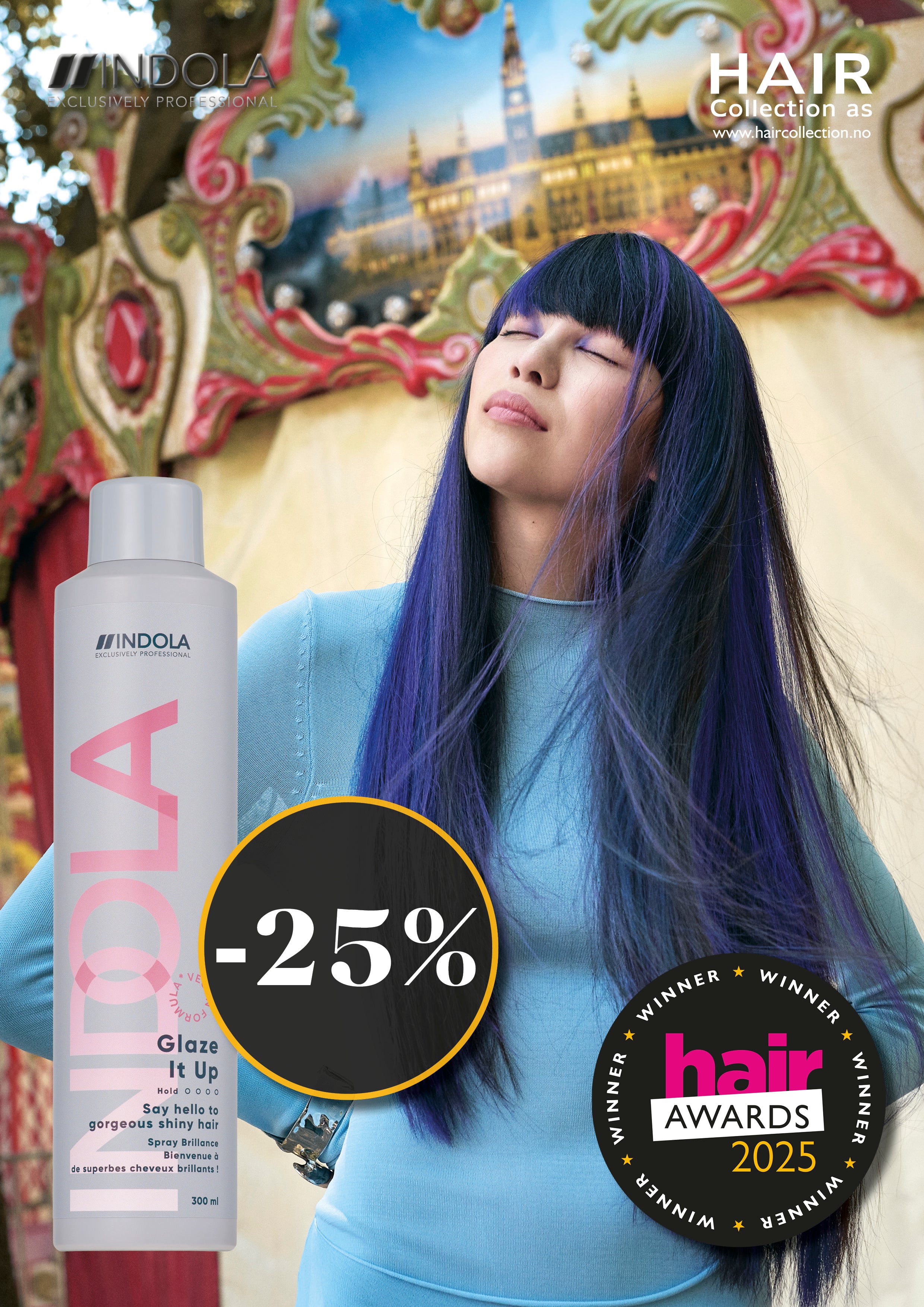 Indola Glaze it up spray 300ml – Hair Collection AS